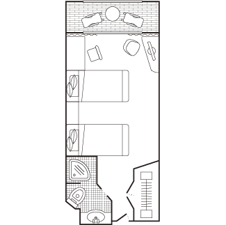 Pacific World Cabin Information | PEACE BOAT Around the world Cruise